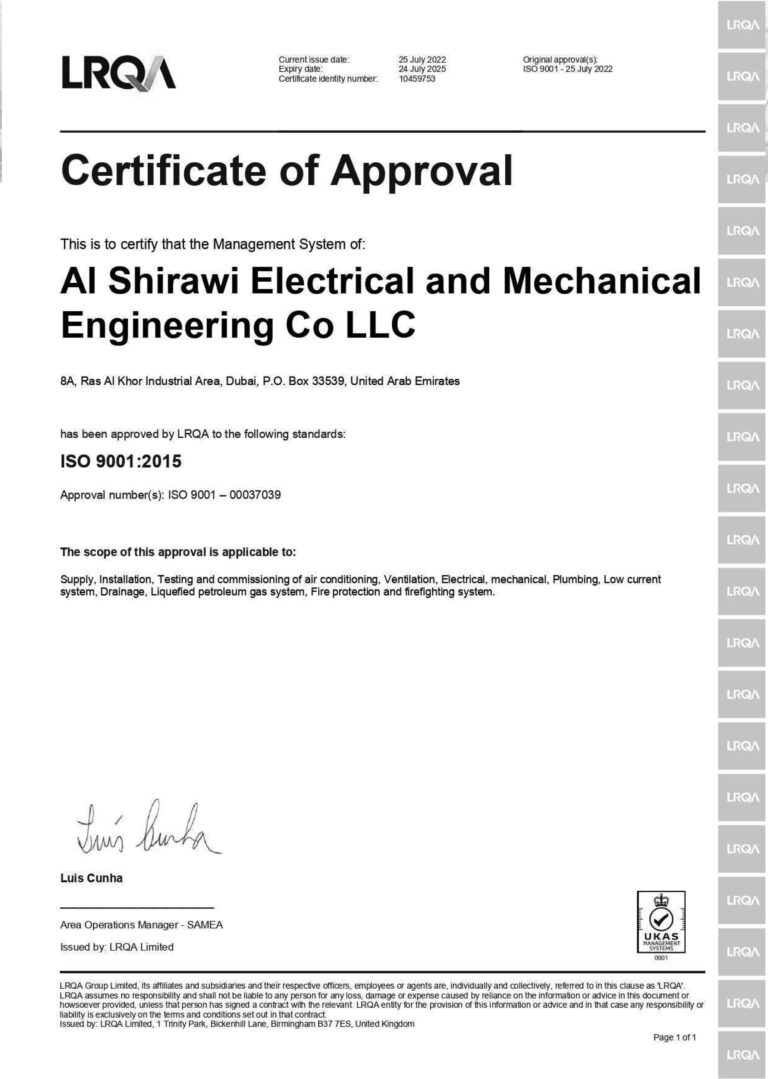 QHSE - Al Shirawi Retrofit